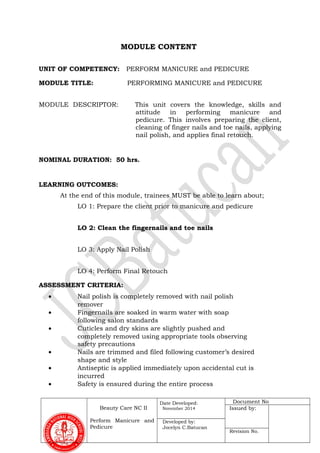 Cblm core 2 beauty care | DOC