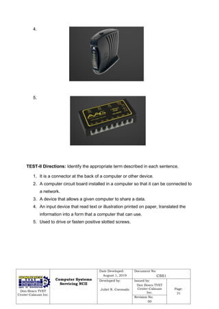Cblm installing and configuring computer system and networks | PDF