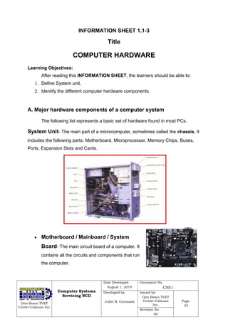 Cblm installing and configuring computer system and networks | PDF
