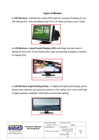 Cblm installing and configuring computer system and networks | PDF