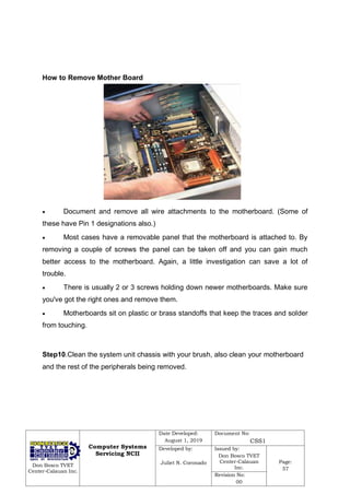 Cblm installing and configuring computer system and networks | PDF