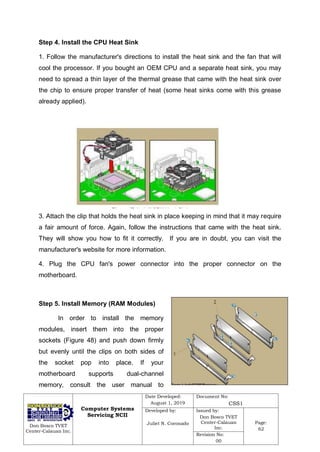 Cblm installing and configuring computer system and networks | PDF