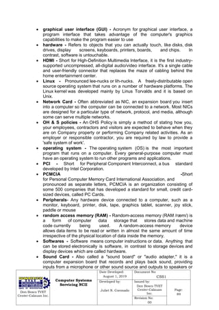 Cblm installing and configuring computer system and networks | PDF