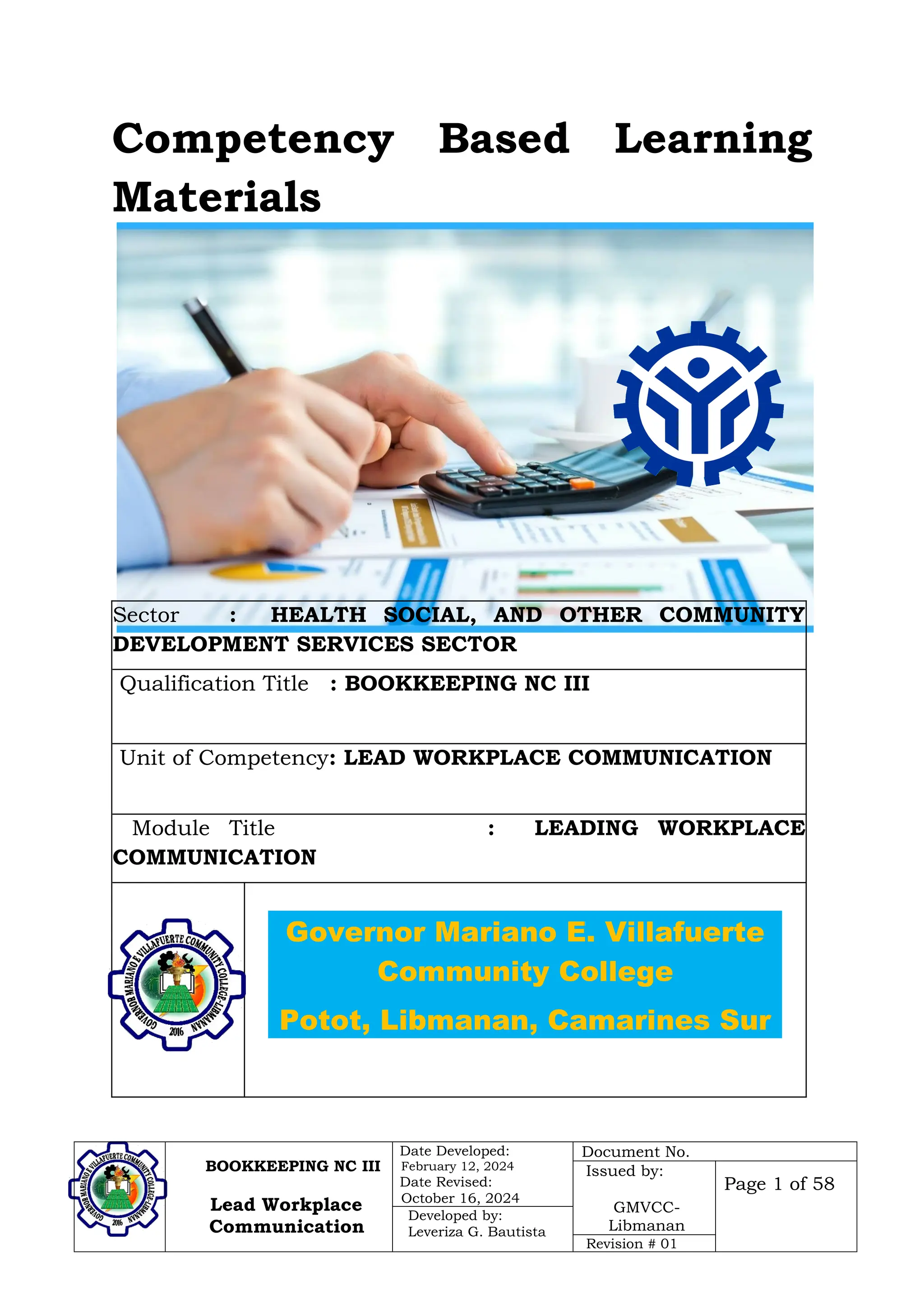 basic competency 1, competency based learning materials | PDF