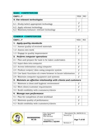CBLM BOOKKEEPING NC III-PREPARING TRIAL BALANCE | PDF
