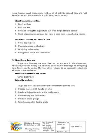 Cblm for plan | PDF