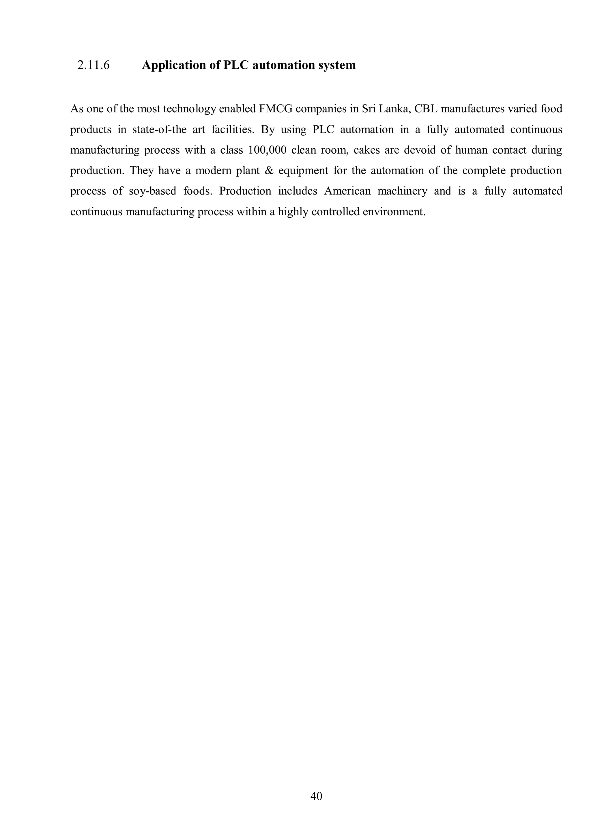 National Apprentice & Industrial Training Authority Report on Industrial Training At CBL FOODS ...