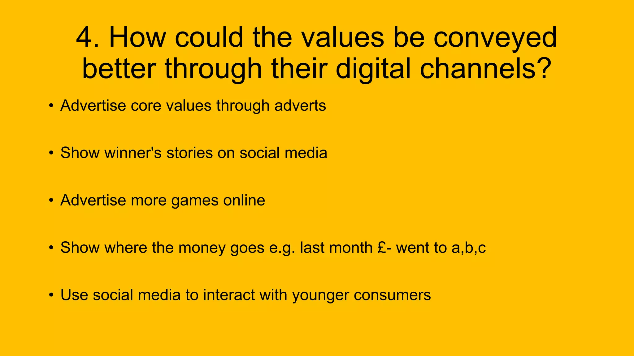 National Lottery Campaign | PPT