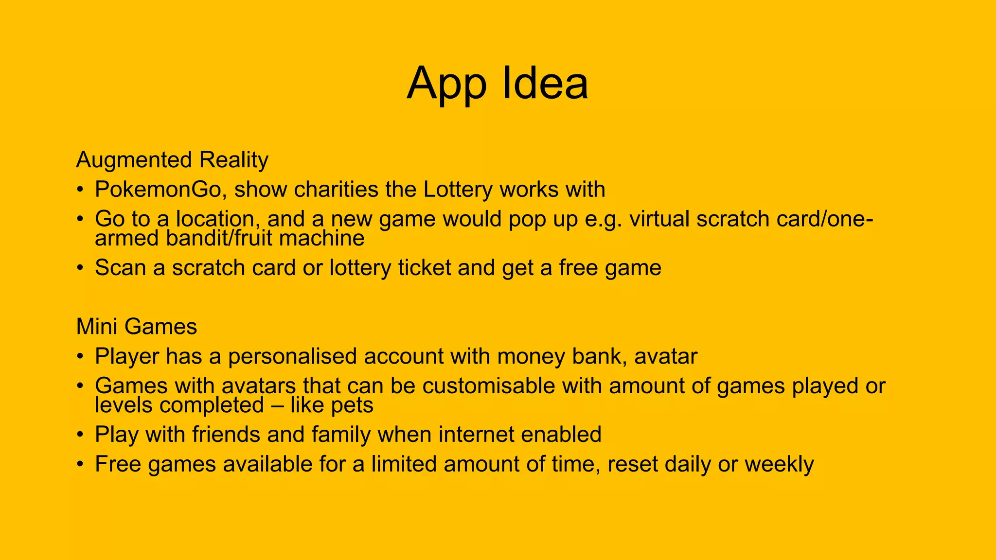 National Lottery Campaign | PPT