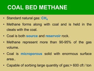 COAL BED METHANE & CO2 SEQUESTRATION | PPTX