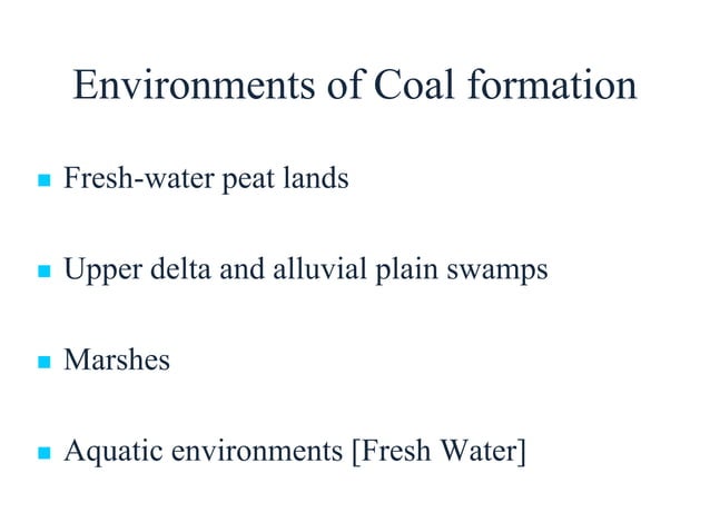 Coalification and Methanation: Coal Bed Methane | PPTX | Geology | Science