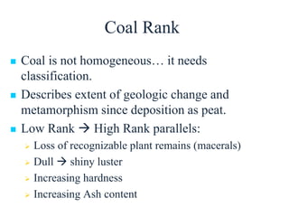 Coalification and Methanation: Coal Bed Methane | PPTX