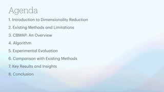 CBMAP: Clustering-Based Manifold Approximation and Projection for ...
