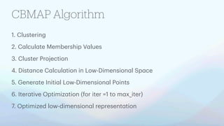 CBMAP: Clustering-Based Manifold Approximation and Projection for Dimensionality Reduction | PDF