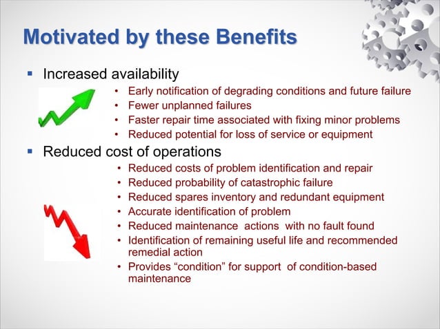 Condition-Based Maintenance Basics by Carl Byington - PHM Design, LLC | PPT