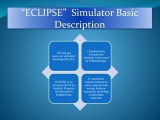 Cbm block reserve estimation using eclipse | PPTX | Chemistry | Science
