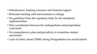 Competency based medical education | PPTX