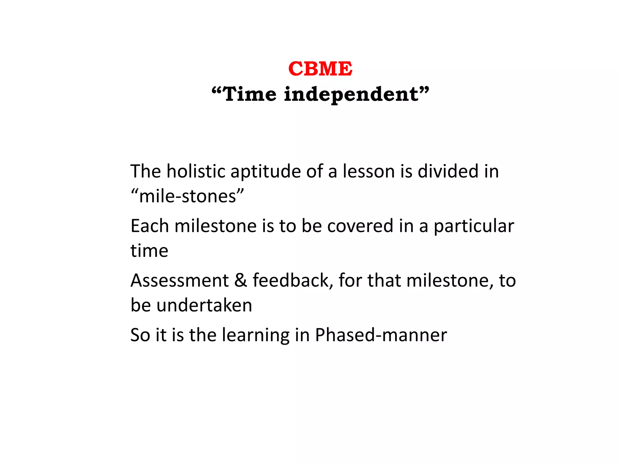 CBME (Competency Based Medical Education) | PPTX