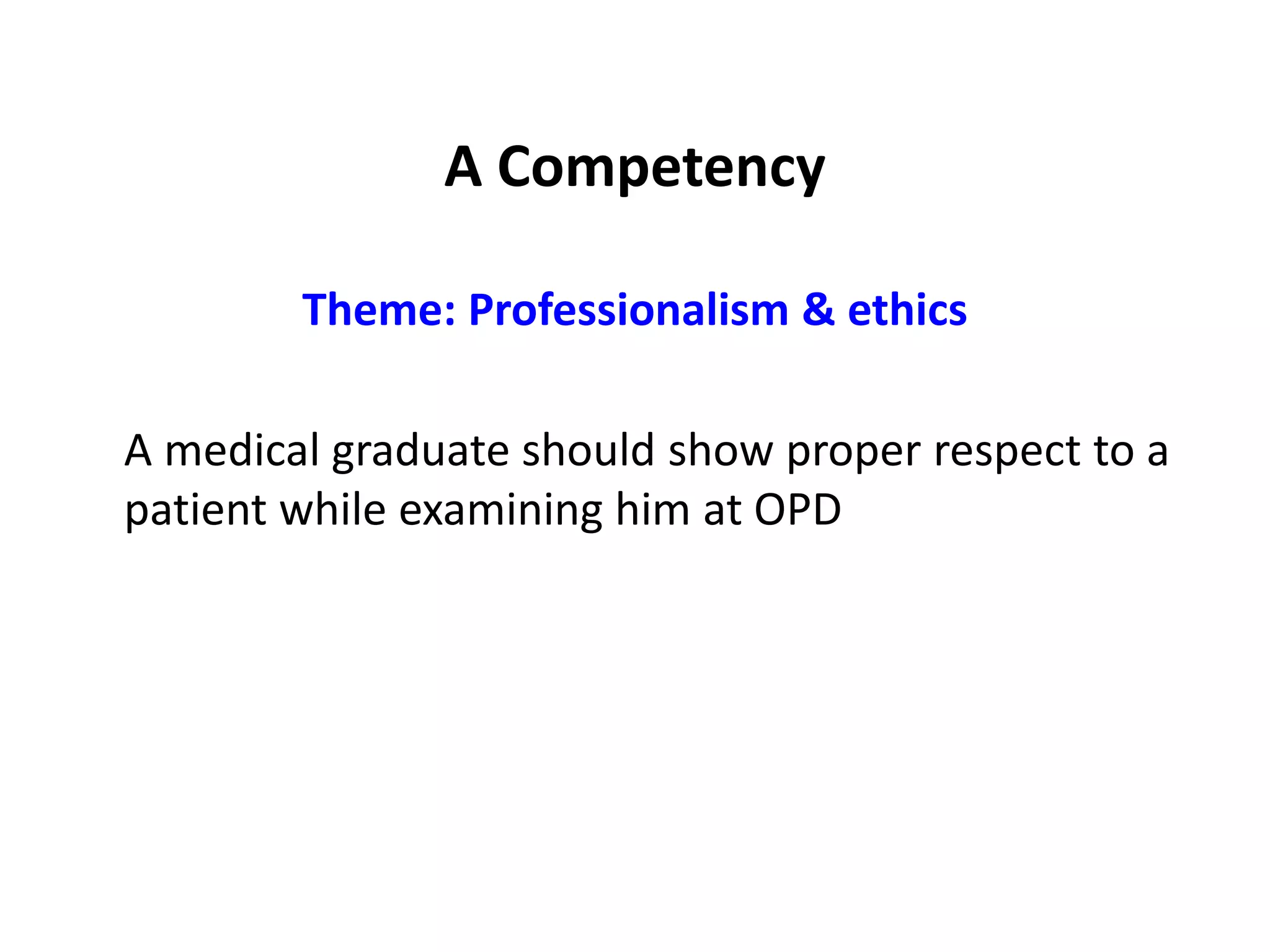 CBME (Competency Based Medical Education) | PPTX