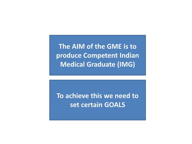 CBME (Competency Based Medical Education) | PPTX | Educational ...