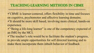 Competency based medical education ppt | PPTX