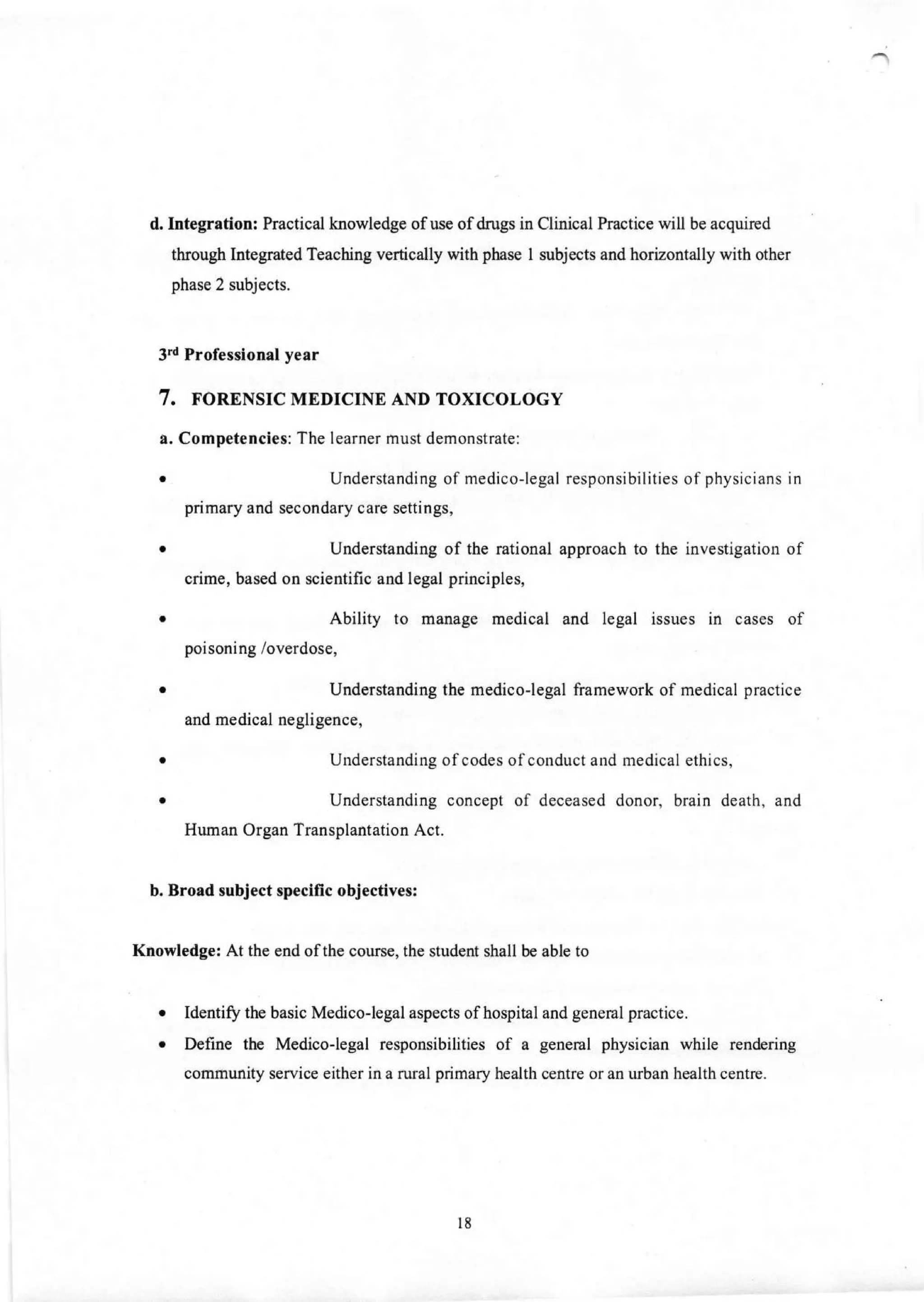 Competency Based Medical Education Curriculum (CBME) Regulations,2023 ...
