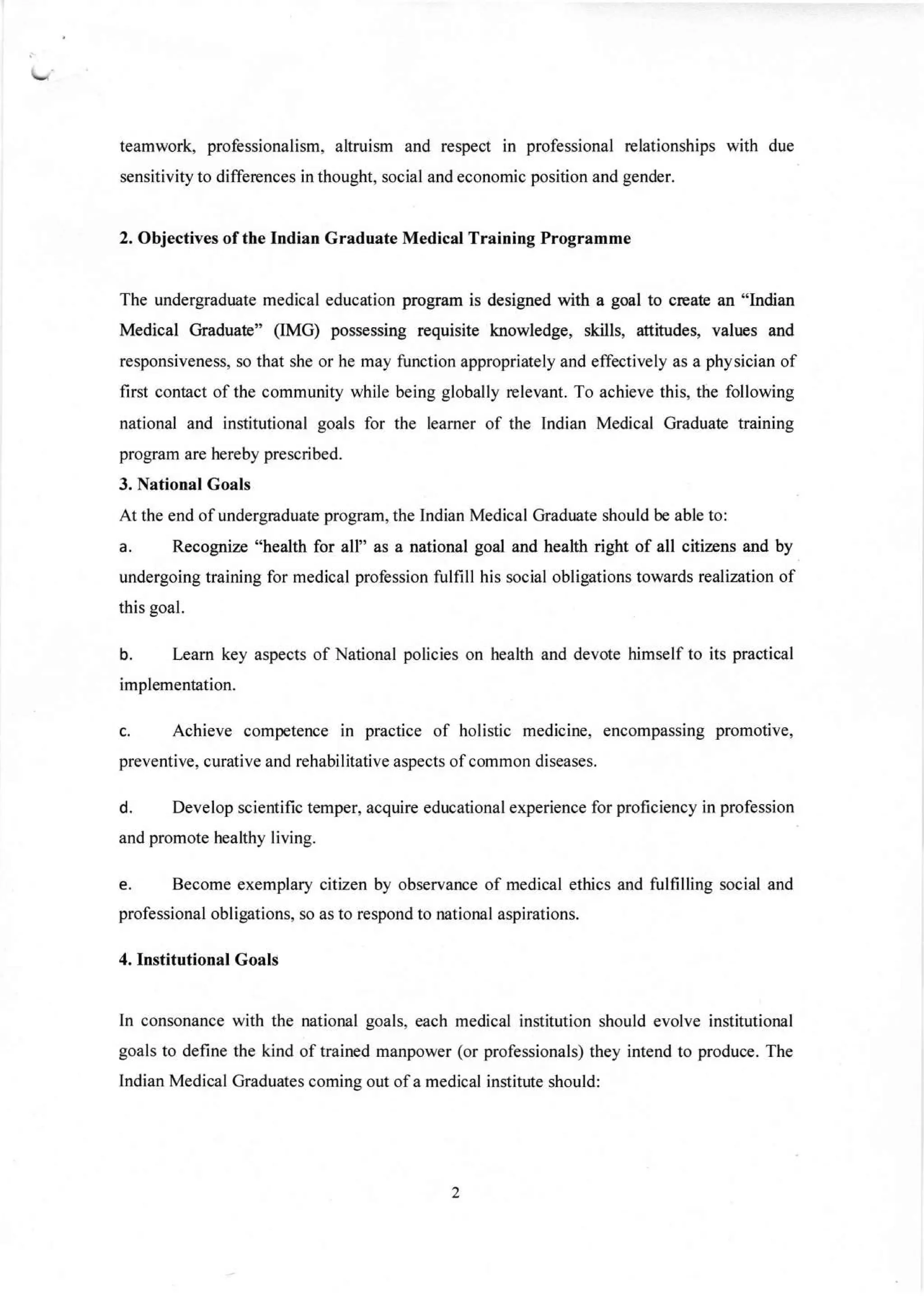 Competency Based Medical Education Curriculum (CBME) Regulations,2023-National Medical ...