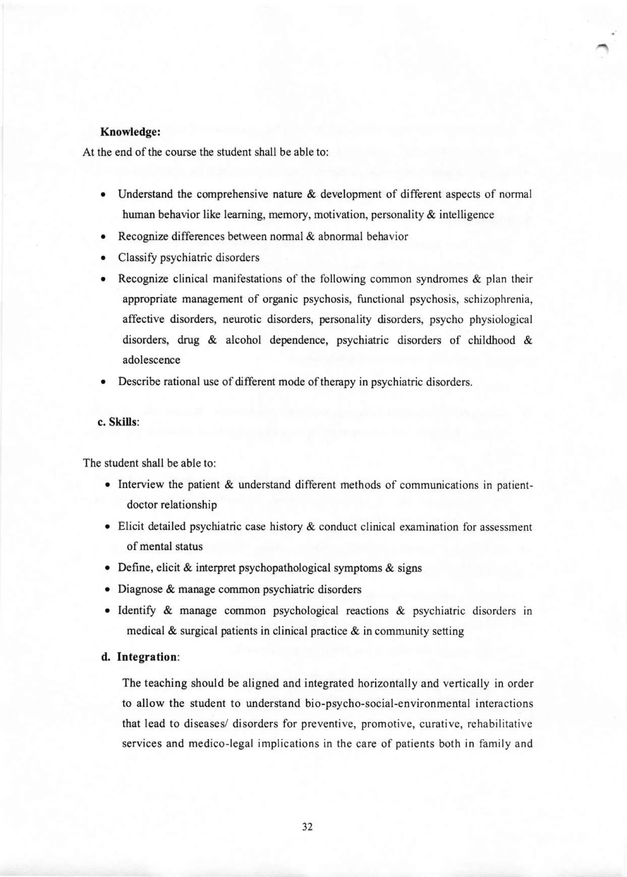 Competency Based Medical Education Curriculum (CBME) Regulations,2023 ...
