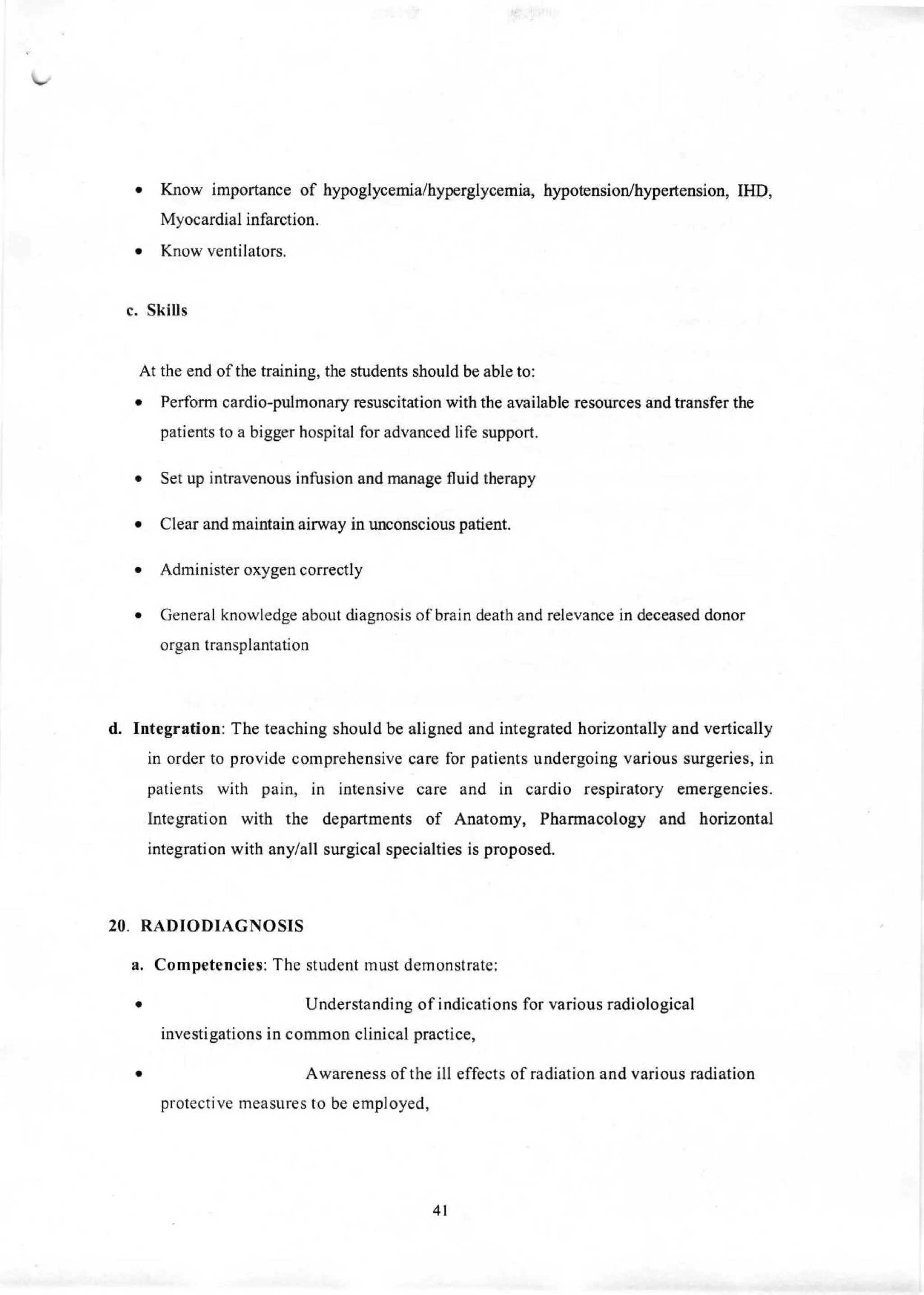 Competency Based Medical Education Curriculum (CBME) Regulations,2023 ...