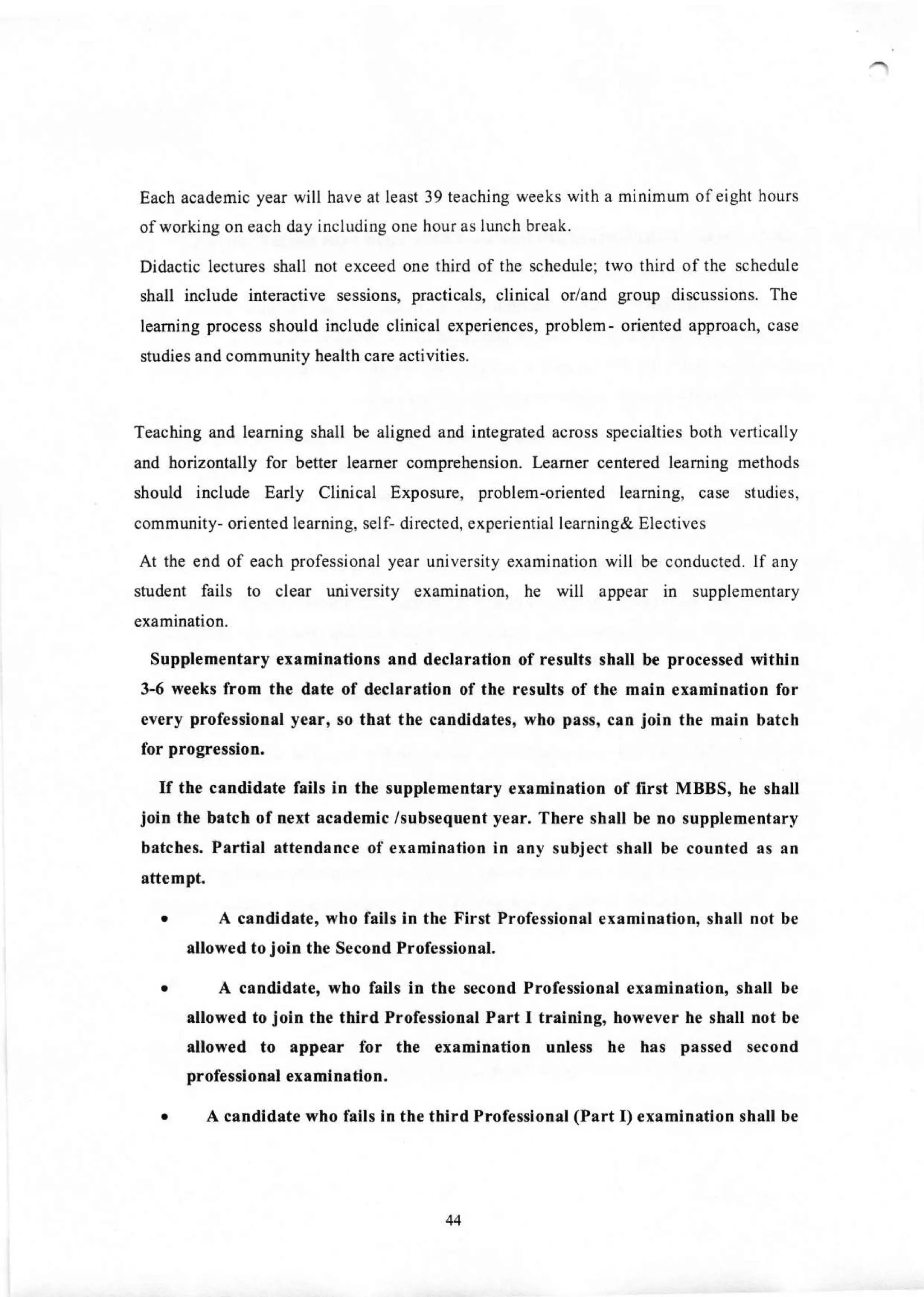 Competency Based Medical Education Curriculum (CBME) Regulations,2023 ...