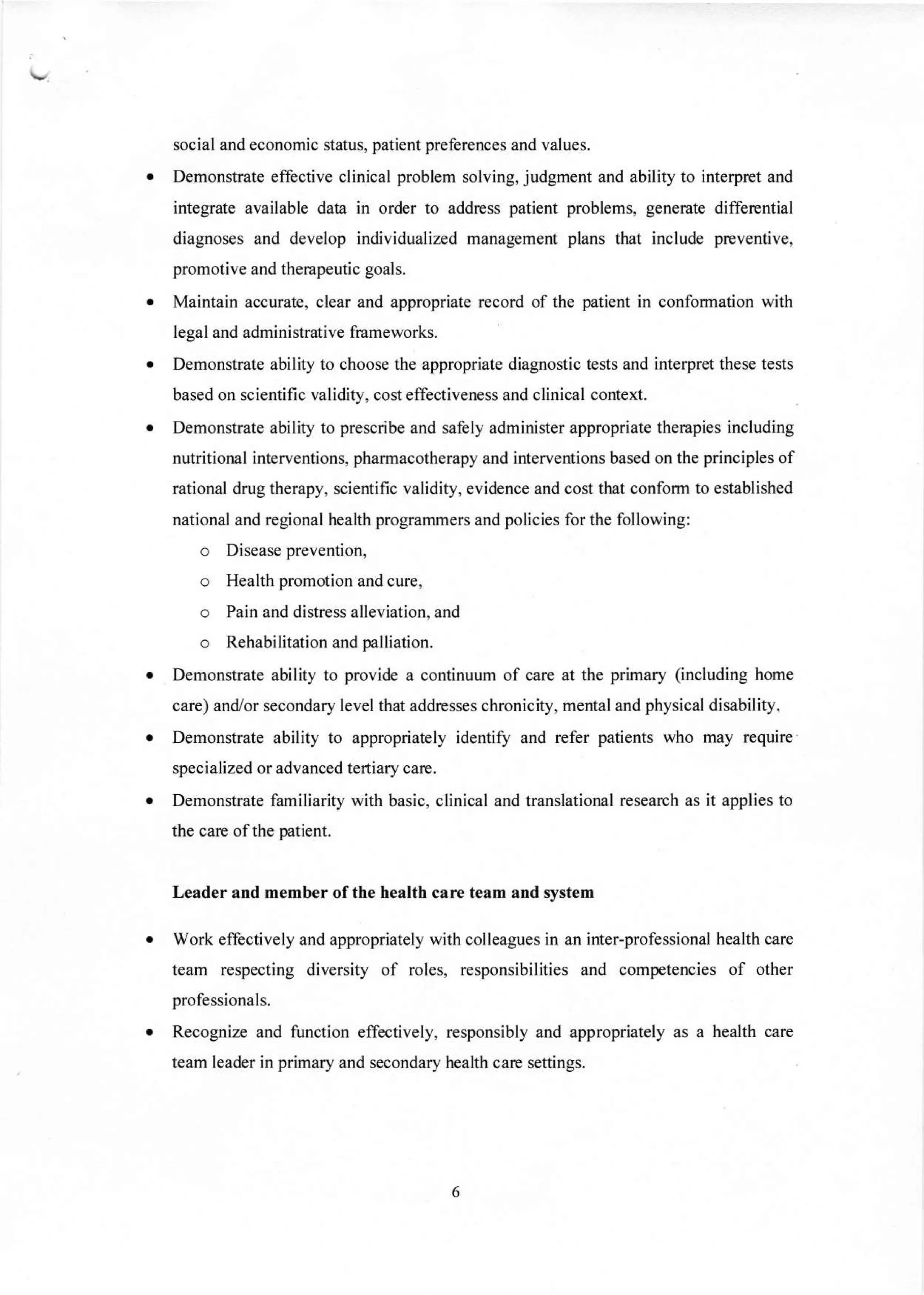 Competency Based Medical Education Curriculum (CBME) Regulations,2023 ...