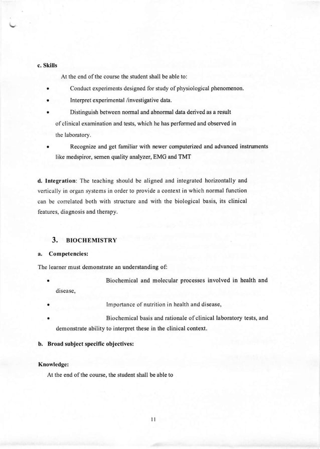 Competency Based Medical Education Curriculum (CBME) Regulations,2023-National Medical ...