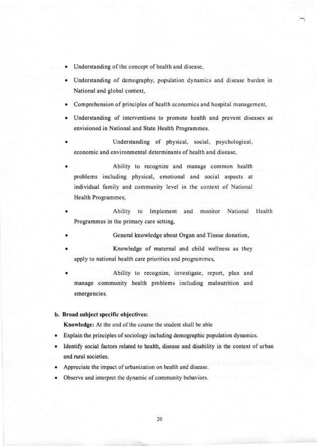 Competency Based Medical Education Curriculum (CBME) Regulations,2023-National Medical ...