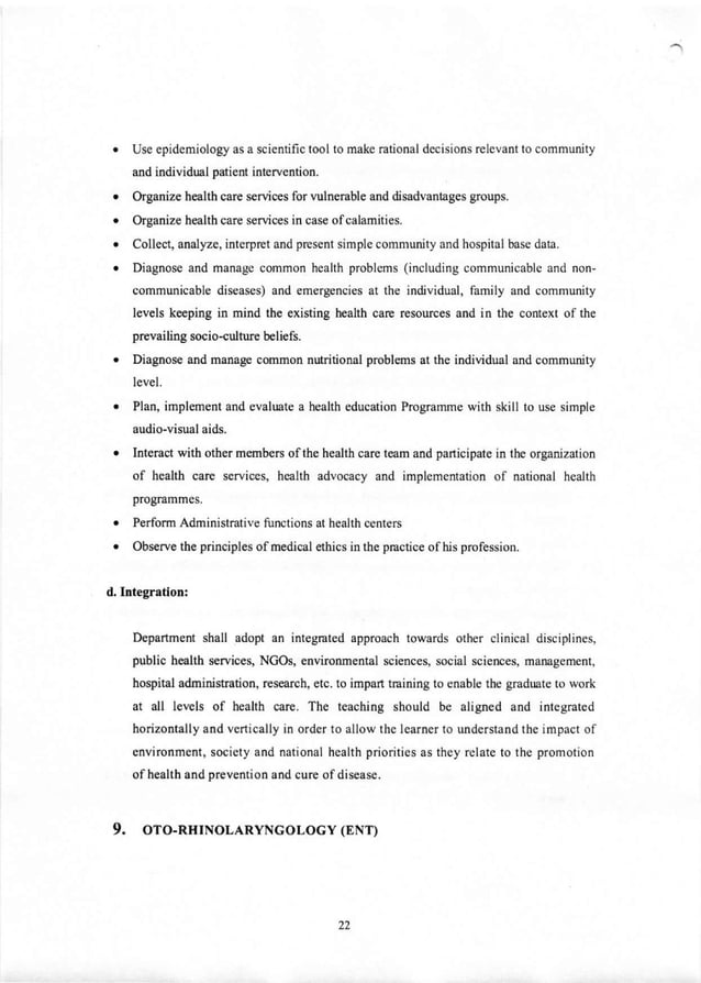 Competency Based Medical Education Curriculum (CBME) Regulations,2023 ...