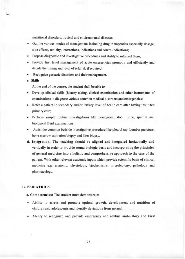 Competency Based Medical Education Curriculum (CBME) Regulations,2023 ...