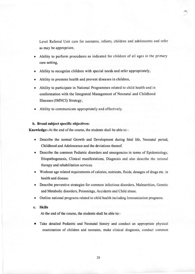 Competency Based Medical Education Curriculum (CBME) Regulations,2023 ...