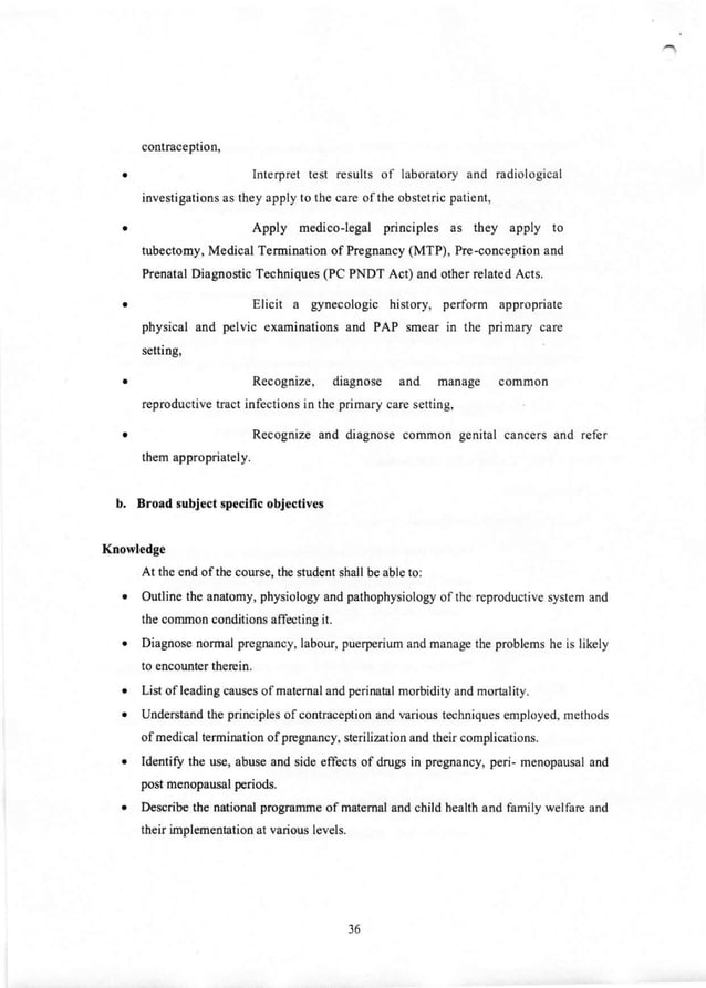 Competency Based Medical Education Curriculum (CBME) Regulations,2023 ...
