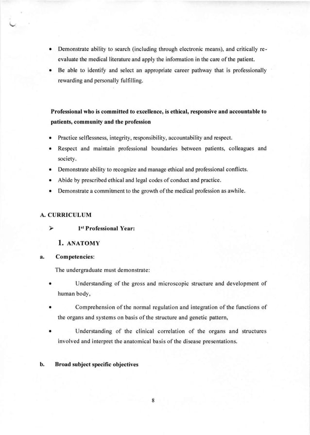 Competency Based Medical Education Curriculum (CBME) Regulations,2023-National Medical ...