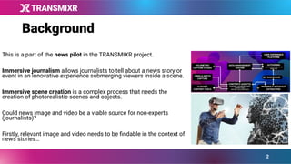 Finding video shots for immersive journalism through text-to-video ...