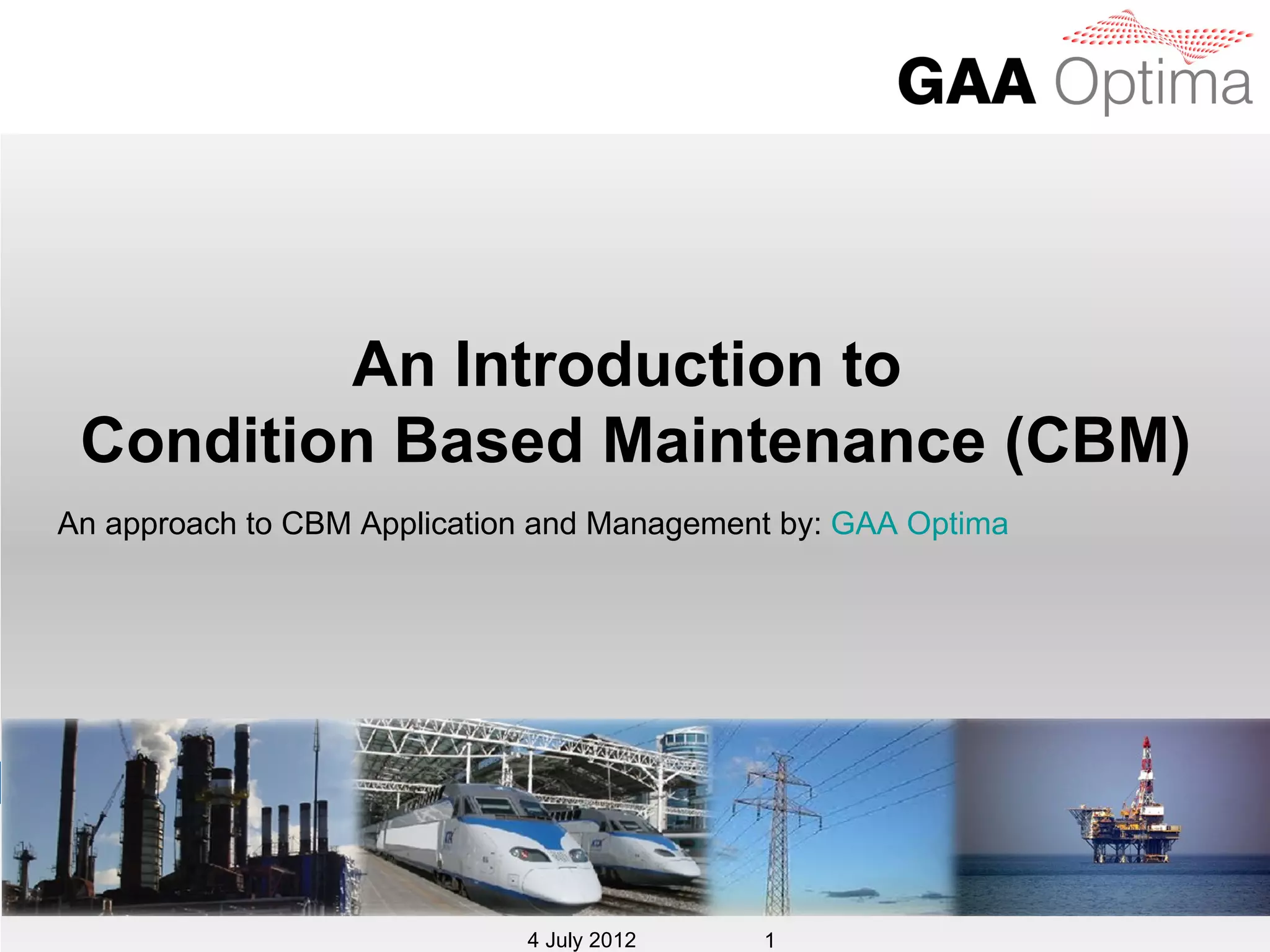 An Introduction to Condition Based Maintenance (CBM) | PPT