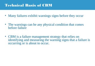 CBM/PdM and the fit with RCM | PPT