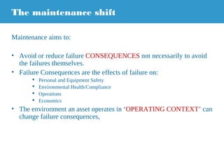CBM/PdM and the fit with RCM | PPT