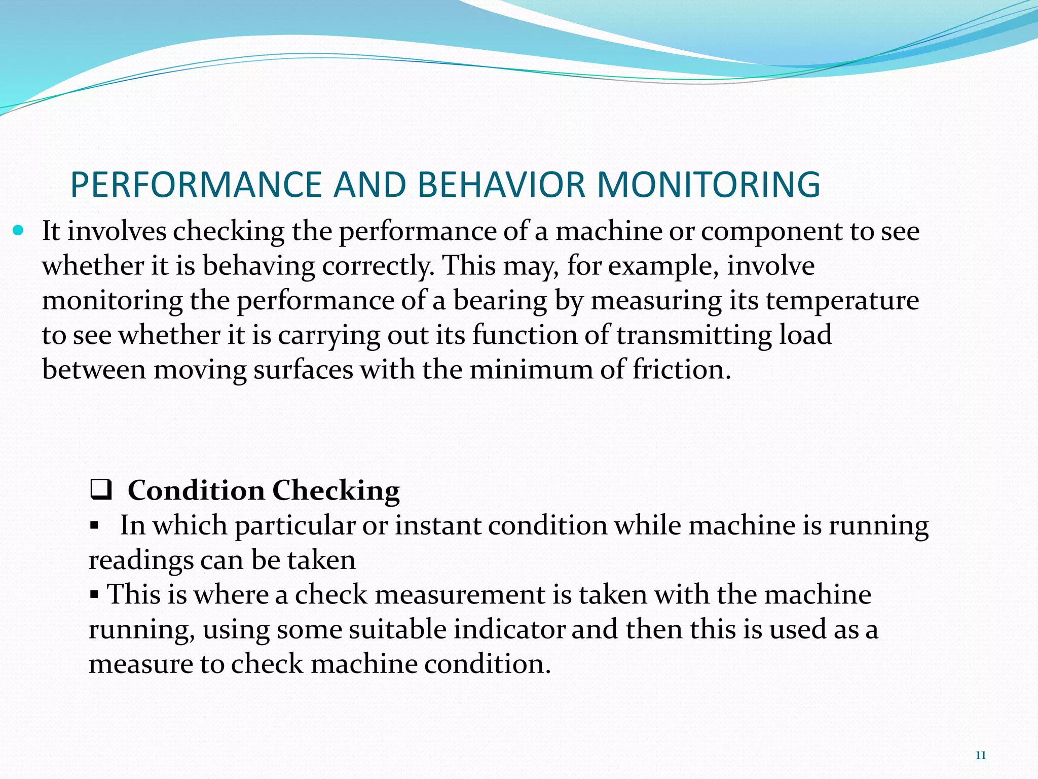 CONDITION BASED MAINTAINACE BASICS presentation | PPTX