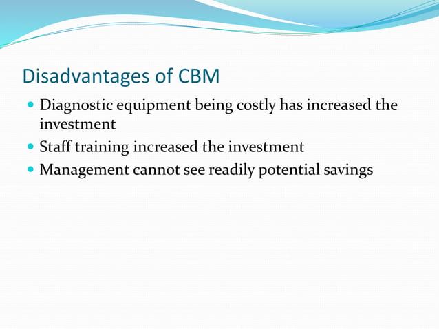CONDITION BASED MAINTAINACE BASICS presentation | PPTX