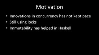 STM in Haskell | PPT