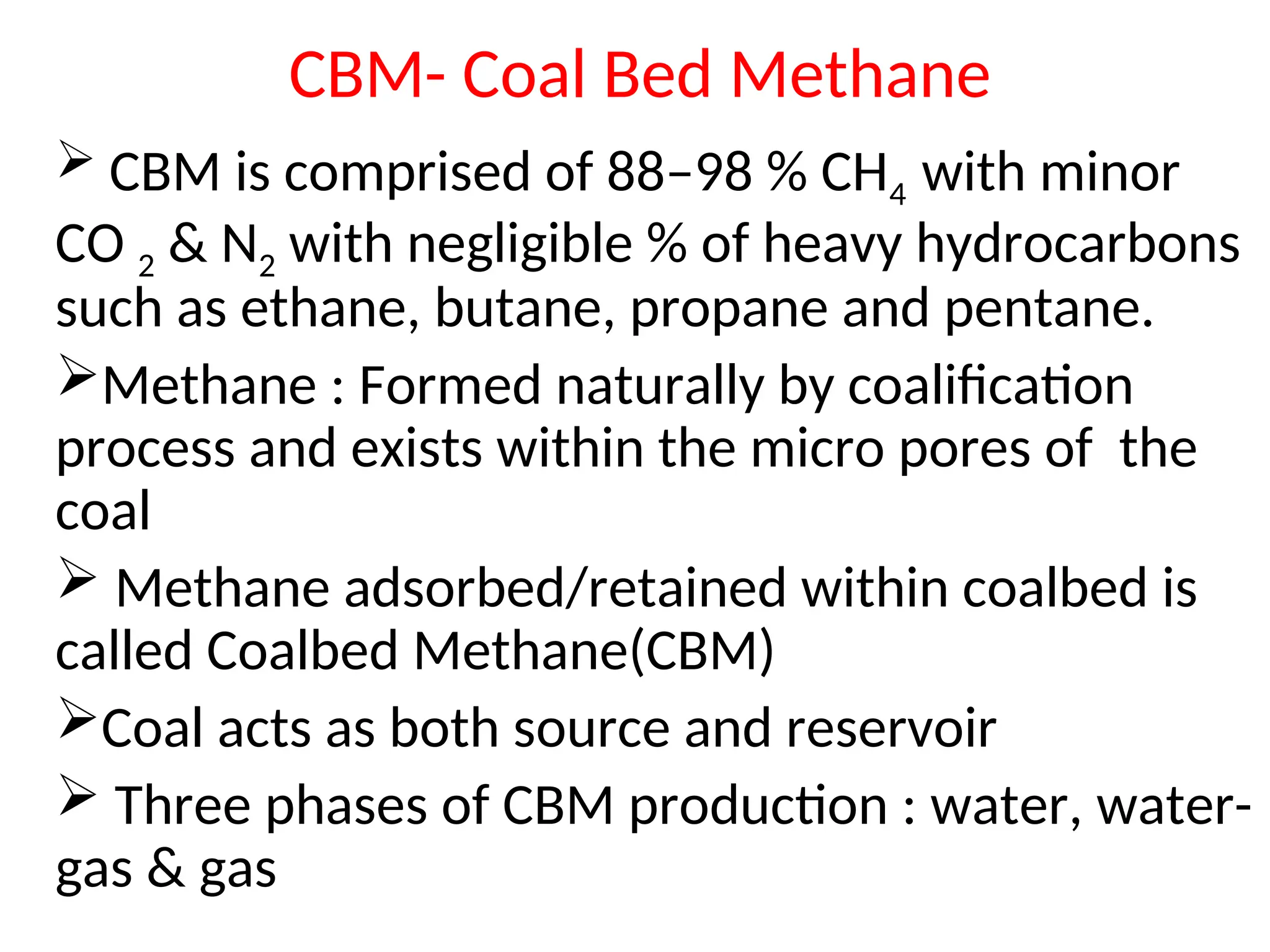 Coal Bed Methane Reservoir Engineering presentation | PPT