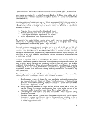Condition-based Maintenance with sensor arrays and telematics | PDF