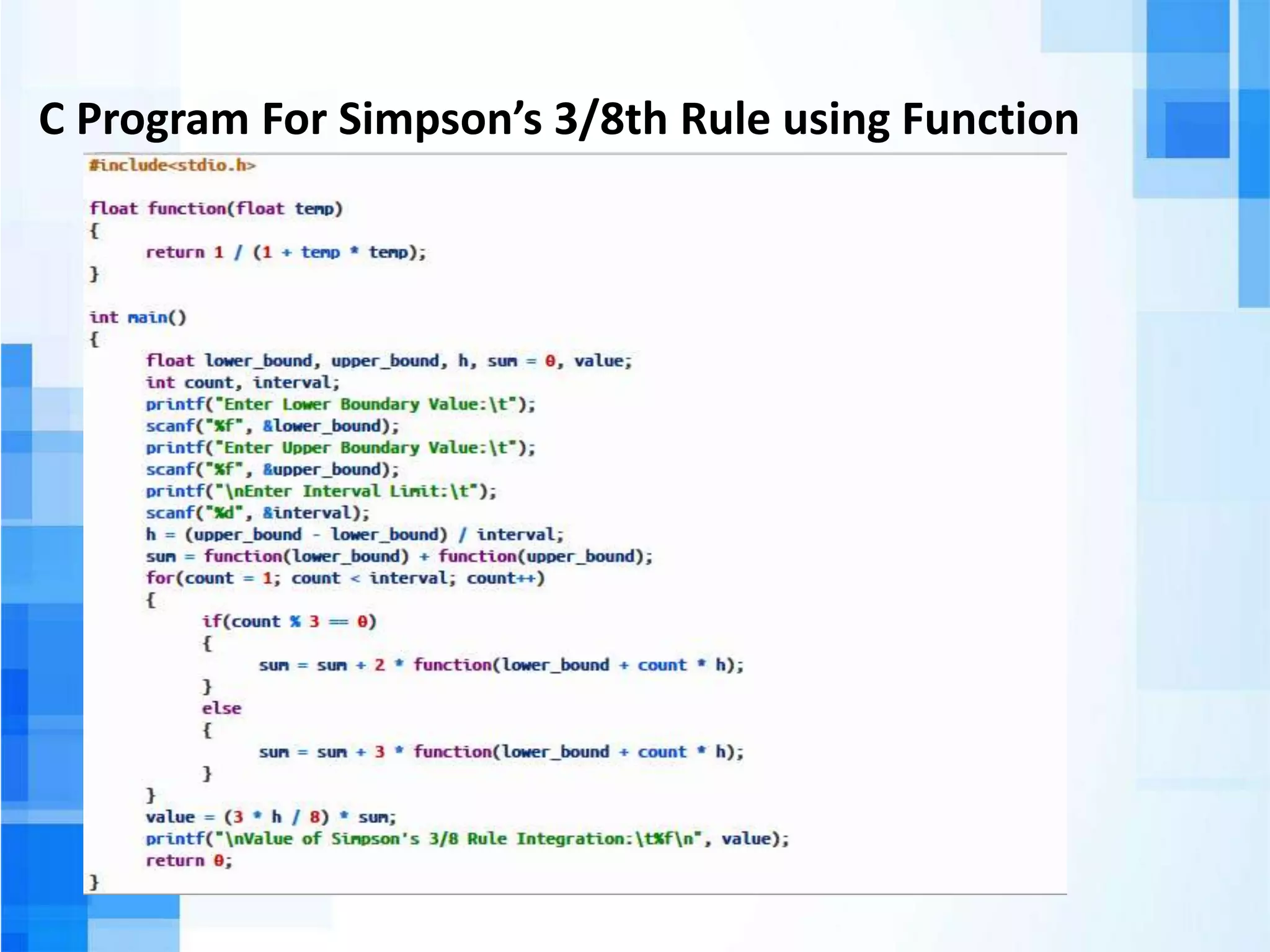 simpion's 3/8 rule | PPTX