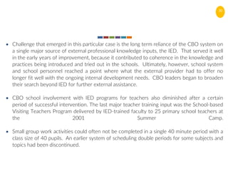 CBO Girls Secondary School Case Study | PPT