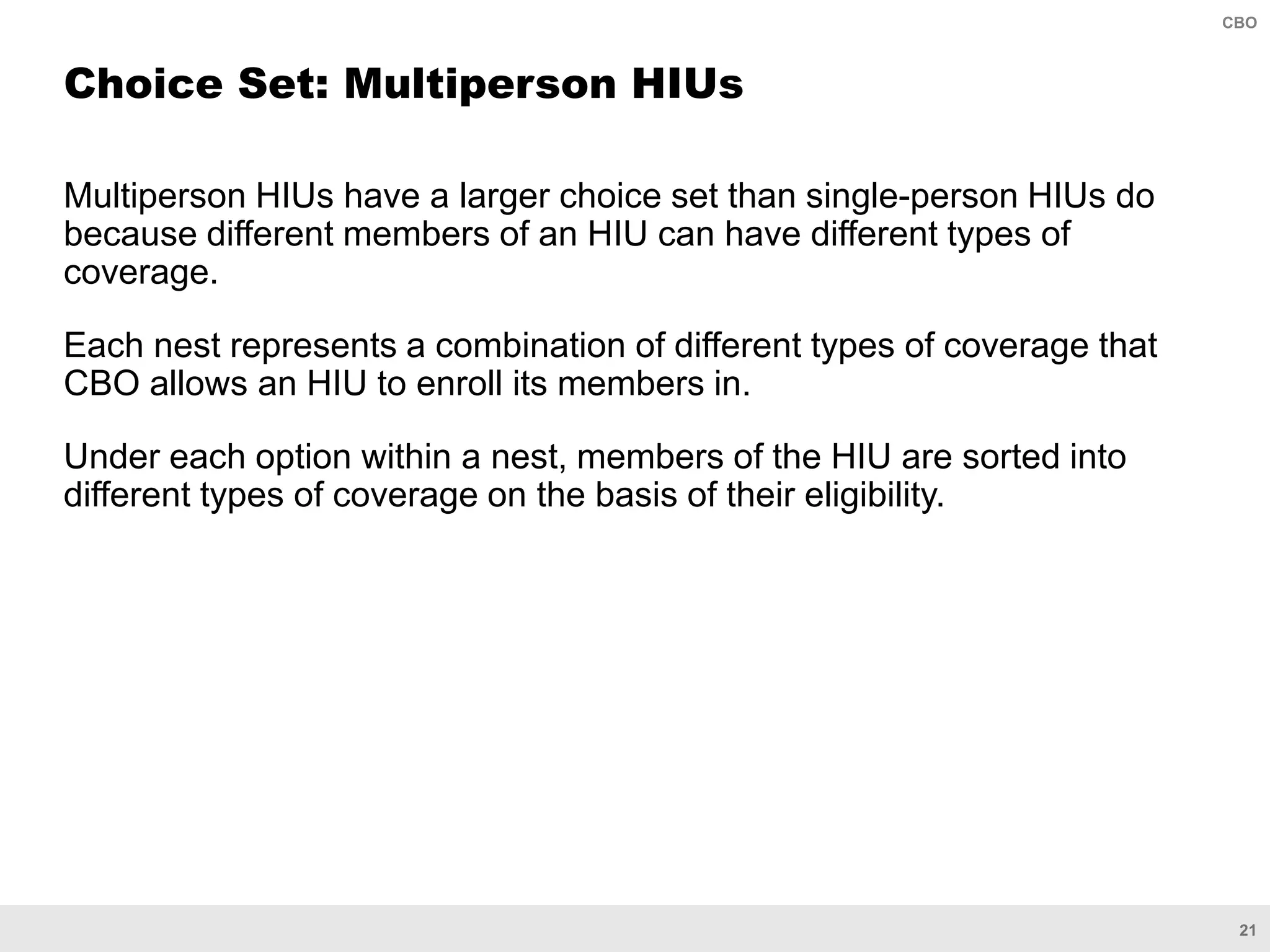 CBO’s Health Insurance Simulation Model: Overview of Planned Updates | PPT